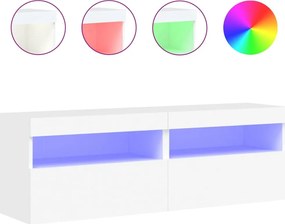 vidaXL Nástěnné TV skříňky s LED 2 ks 60 x 30 x 40 cm [837184] Barva: dub sonoma