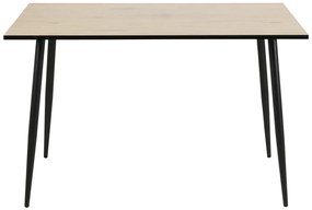 Jídelní stůl Nayeli 120 cm divoký dub bílý