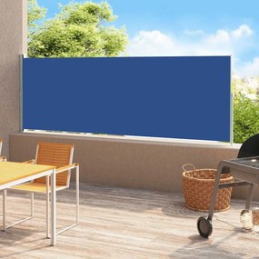 Zatahovací boční markýza 180 x 500 cm modrá 313409