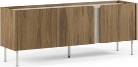 TV stolek v dekoru dubu v přírodní barvě 140x54x35,5 cm Lucile – Marckeric