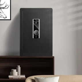 Trezor, 62,3 l, domácí trezor, ocelový trezor s otiskem prstu