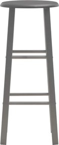 Barové stoličky 2 ks antracitové MDF 284387