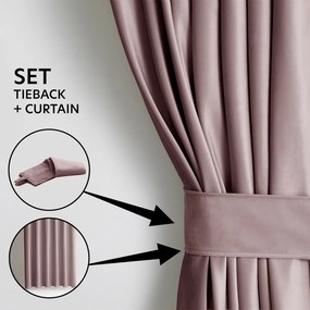 Závěs AmeliaHome Velvet s průchodkami - výběr z 21 provedení