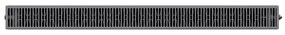 Mexen Line CCL22, panelový radiátor 600 x 1600 mm, spodní středové připojení, 2532 W, antracitová, W6C22L-060-160-66
