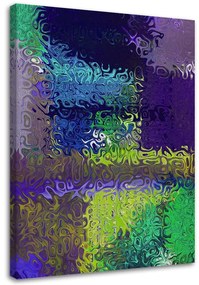 Gario Obraz na plátně Fialová abstrakce Rozměry: 40 x 60 cm