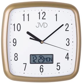 Plastové hodiny JVD DH615.3 - zlaté