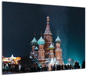 Skleněný obraz stavby v Rusku (70x50 cm)