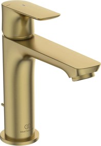 Ideal Standard Connect Air - Umyvadlová baterie Grande Slim s výpustí, BlueStart, Brushed Gold A7013A2