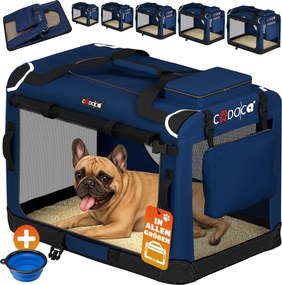 Box pro psa skládací M 60x42x44cm modrá