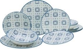 XXXLutz JÍDELNÍ SOUPRAVA Yara Blau 12dílné Creatable - Online Only nádobí - 007768060202