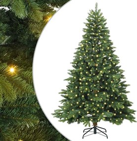 Umělý vánoční stromeček s stojanem Zelená 180 cm PE a PVC 3397545