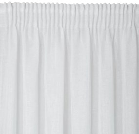 Bílá záclona na pásce VIOLA 400x250 cm