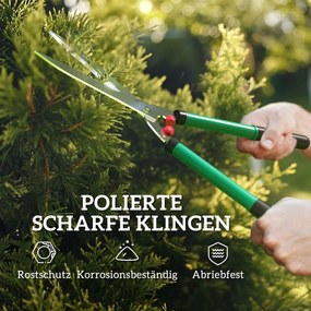 Sada zahradních nůžek 2 ks | zeleno-černá