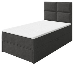 Kontinentálni postel Hudson Lux 1, Strana: pravá, Rozměr postele: 90x200, Potah:: ekokůže Soft 011