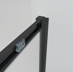 NICOL COMBI Black 90x90 grape Sprchový kout s posuvnými dveřmi