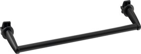 Aqualine - Držák ručníků na topná tělesa, délka 36 cm, matná černá IDR-40B