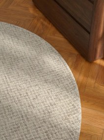Koberec Hanse Home Eloise krémový / šedý kruh