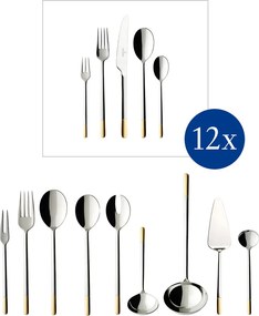 Villeroy&Boch Ella částečně zlacená příborová sada 70 ks 490 x 340 x 130 mm