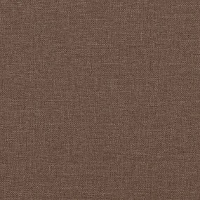 Masážní křeslo hnědé textil 339096