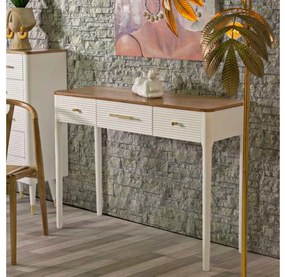 Designová konzole Gerlinde 107 cm bílá