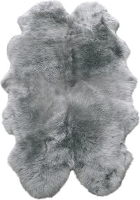 XXXLutz OVČÍ KOŽEŠINA, 105/180 cm, barvy stříbra - Kůže - 003580019860