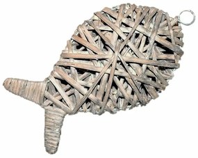 Košíkárna Proutěná rybička šedá 19x10 cm
