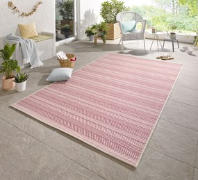 NORTHRUGS - Hanse Home koberce AKCE: 70x140 cm Kusový koberec Botany Pink 103308 – na ven i na doma - 70x140 cm