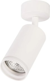 Bodové svítidlo Pipe Ring, 1x bílé kovové stínítko, w