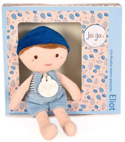 Doudou Jolijou Panenka Eliot 16 cm tmavě modrá