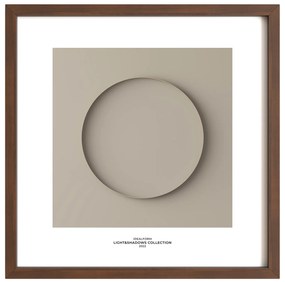 Idealform Poster no. 2 Circle shadow Barva: Smokey taupe, S textem: S textem