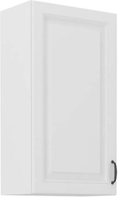 STL 50 cm skříňka horní jednodveřová STILO II (výška 90 cm) Barevné provedení STILO: Bílá / Bílá