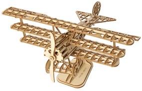 RoboTime dřevěné 3D puzzle Historické letadlo