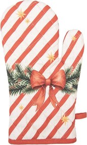 Vánoční bavlněná chňapka - rukavice Christmas Carousel Dream - 18*30 cm