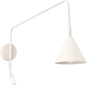 Sollux Lighting Nástěnné svítidlo NOX 1 béžové s vypínačem