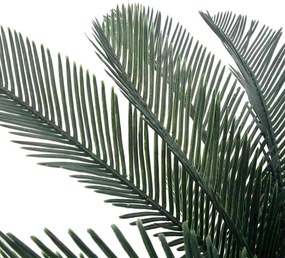 Umělá rostlina cykas japonský s květináčem zelená 125 cm 280186