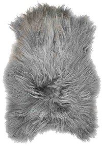 Šedá kůže z Islandské ovce Iceland grey - 100*70*5cm