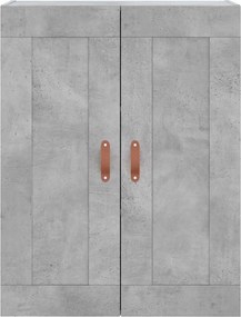 Skříň highboard betonově šedá 69,5x34x180 cm kompozitní dřevo 3199597