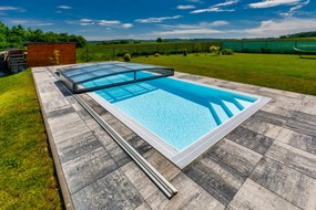Přelivový bazén QBIG BENEFIT 3 x 8 x 1,5 m - Bílý