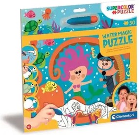 Clementoni PUZZLE s malováním vodou Water Magic: Hlubiny moře / 30 díl
