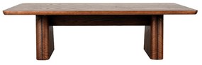 LABEL51 dřevěný konferenční stolek OLIVA tmavý 40x140 cm ME-70.025