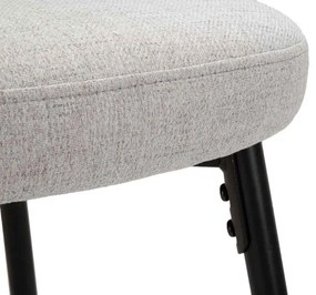 Designová barová židle Bardolph šedá