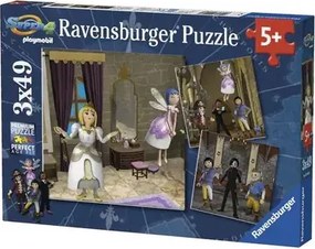 Ravensburger Puzzle Playmobil Královská svatba / 3x49 dílků / od 5 let