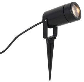 Zápichové bodové svítidlo černé nastavitelné IP65 - Solo Eco