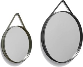 HAY Ex-display zrcadlo Strap Mirror 70 cm (silicon), anthracite