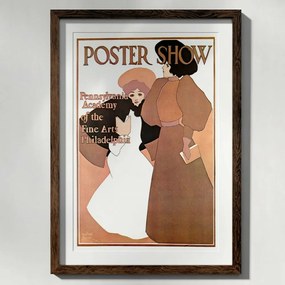 Designovy plakát Zobrazit Pennsylvania Akademie výtvarných umění ve Philadelphii