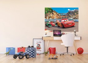 Dětská vliesová fototapeta na zed' Auta Závod, Disney | 155 x 110 cm | DFTDNM 5201