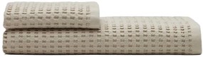 Béžový bavlněný ručník Kave Home Zinnia 70 x 140 cm