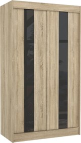 ADRK Furniture Skříň posuvná se zrcadlem KAREN 120 ADRK-SW-KAR-S-BL-120