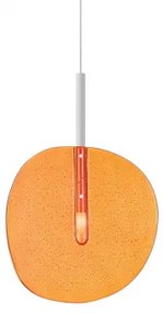Lollipop, glass shape B orange Lasvit