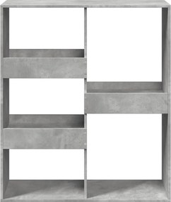 Dělicí stěna betonově šedá 100 x 33 x 115 cm kompozitní dřevo 3309549